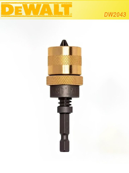 DEWALT подлинник , Адаптер для бит магнитный 1/4" , Винт с регулируемой ...