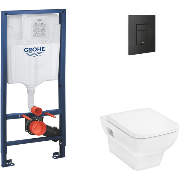 Комплект Система инсталляции для унитаза GROHE Solido 3 в 1 с панелью ...
