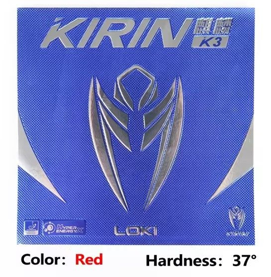 Накладки LOKI Kirin3 (K3) красная 2.1mm на ракетки для настольного тенниса купить на OZON по ...