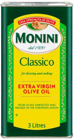 Масло Monini Classico Extra Virgin Оливковое Экстра Вирджин, 3л купить на OZON по низкой цене ...