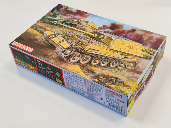 Немецкая САУ Sd.Kfz.184 Ferdinand Kursk 1943 Сборная модель Dragon 6726 ...