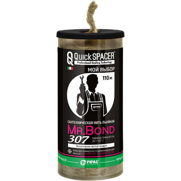 Уплотнительная нить льняная Mr.Bond 307 110 м купить на OZON по низкой ...