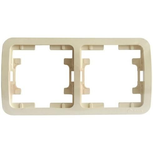 Рамка Makel Mimoza 2-местная бежевая 32012 купить на OZON по низкой цене (1864154502)