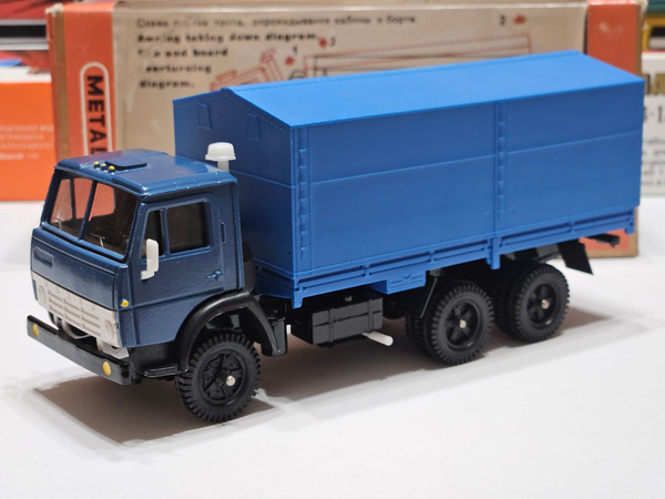 Масштабная модель КАМАЗ 5320 Тент Элекон/1:43/ цвет синий купить на OZON по низкой цене (1864361935)