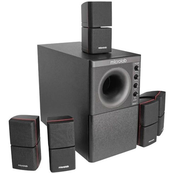 Колонки Microlab X3/5.1 BT Black купить на OZON по низкой цене (1865868211)