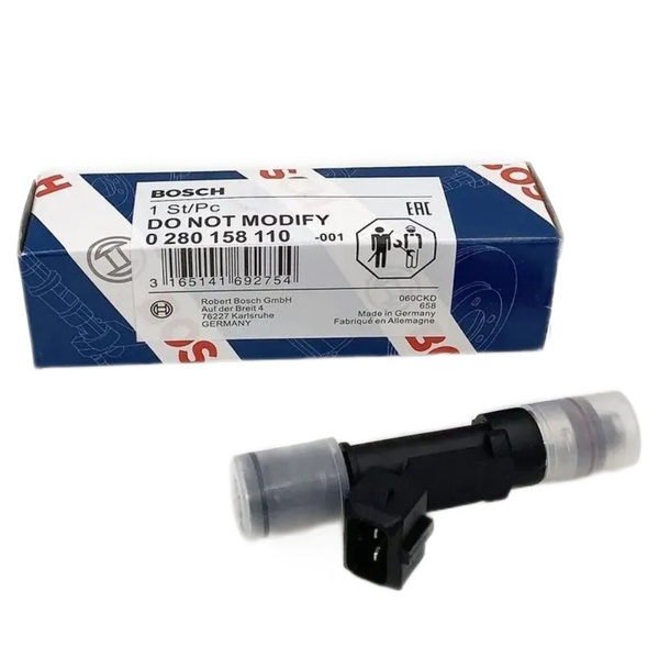 Форсунка топливная на BOSCH 0280158110 для ВАЗ 2108-099, 2113-15, 2110 ...