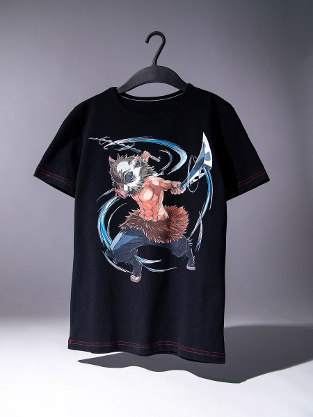 Футболка Мальчики KyKy wear черный Короткий, размер 158, 164 Хлопок прямой Повседневный Россия ...