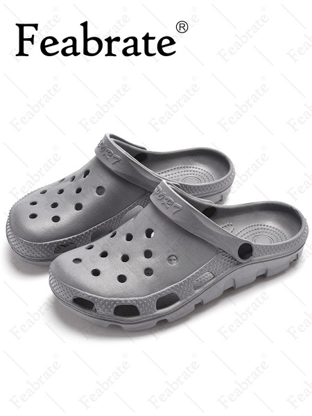 Сабо Женский, Мужской Feabrate EVA, размер 44 Круглый нос, Водоотталкивающая пропитка Без ...