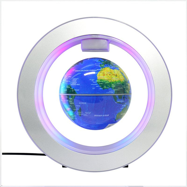 Глобус левитирующий (парящий) на подставке, с подсветкой, ночник ...