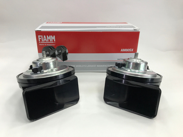 Звуковые сигналы FIAMM AM80SX 932822Z (к-т 2шт. с разъёмами Renault, GM ...