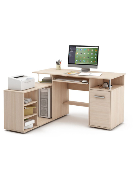 Компьютерный стол FKM КС Амбер 1К, 5К, 9К, 130х130х75 см купить c ...
