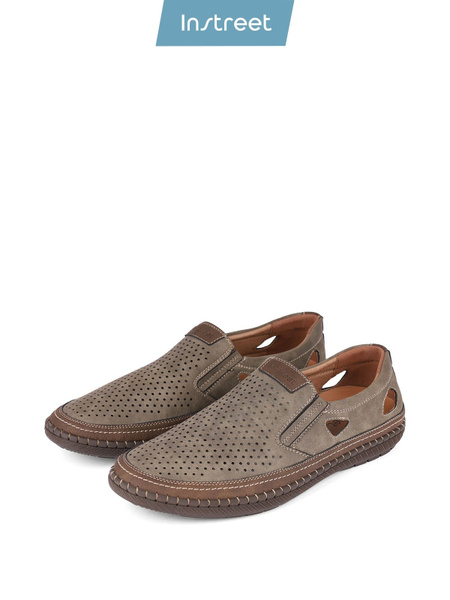 Туфли Мужской Instreet Нубук искусственный, размер 45 Без каблука 6 Россия купить c доставкой на ...