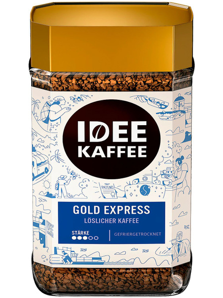 Idee Gold Express Кофе растворимый, 200 г купить на OZON по низкой цене ...