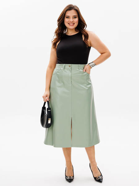 Юбка Женский KOVALEVICH оливковый, размер 48 купить c доставкой на OZON по низкой цене (1944535139)