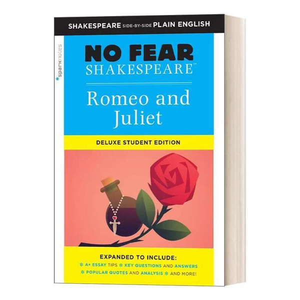 Romeo and Juliet No Fear Shakespeare, English original novel. Don't Be ...