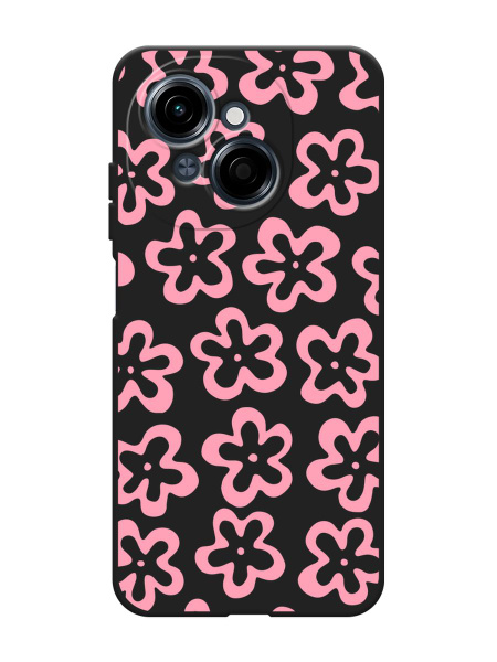 Матовый силиконовый чехол на Tecno Spark Go 1 Tecno Pop 9 Техно Спарк Го 1 Техно ПОП 9