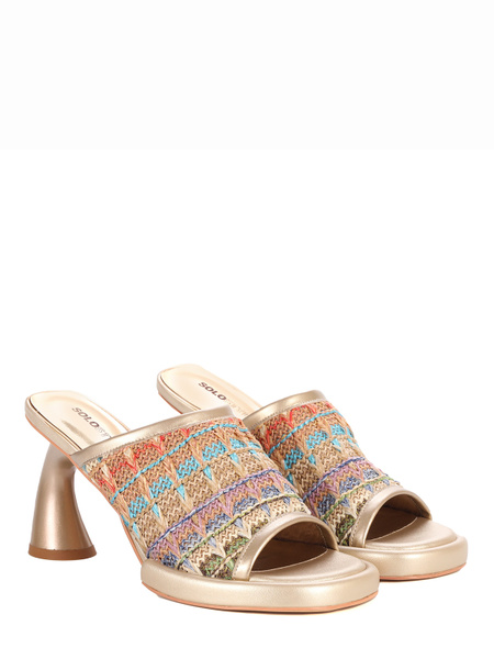 Сабо Женский SOLOSTYLE Натуральная кожа F, размер 37 Открытый нос Стандартный средний (до 9 см ...