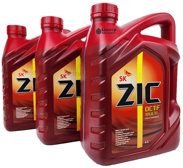 ZIC DCTF MULTI, трансмиссионное масло, 12л. (4+4+4) купить на OZON по низкой цене (2049426940)