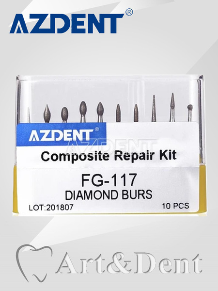AZDEN FG-117 Набор алмазных боров для ремонта композитов 10шт купить на OZON по низкой цене ...