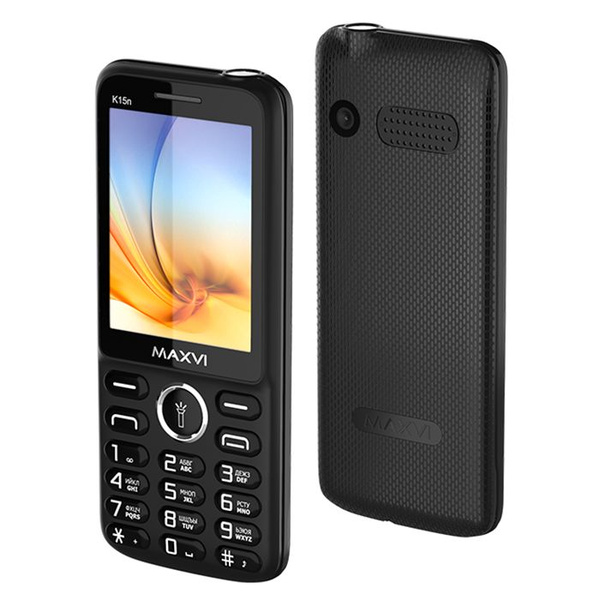 Мобильный телефон Maxvi K15n, Black купить на OZON по низкой цене (2273736350)