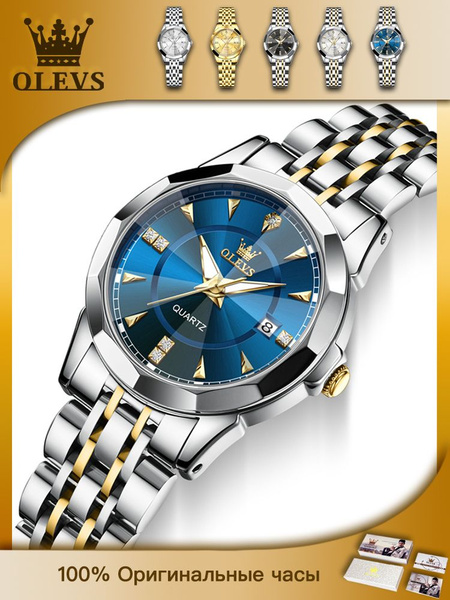 OLEVS Часы наручные Кварцевые 9977 купить на OZON по низкой цене ...