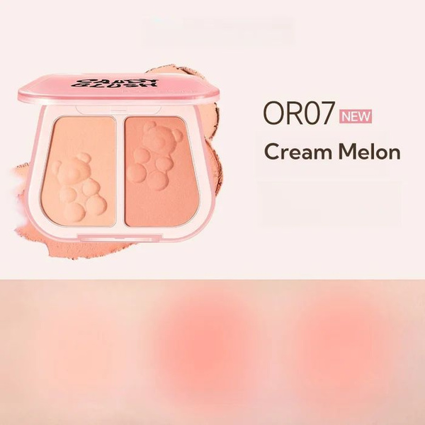 Румянец на лице Focallure 2-color Airy Makeup Blusher Cream - #OR07 Cream Melon купить на OZON ...