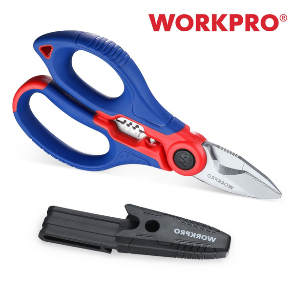 WORKPRO Ножницы строительные Прямые купить на OZON по низкой цене (2229064365)