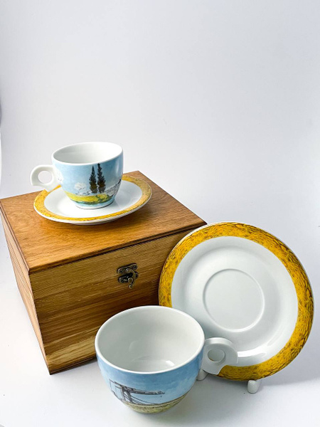 Набор чайный Thun "«Ван Гог. Канал»", на 2 перс. купить c доставкой на OZON по низкой цене ...