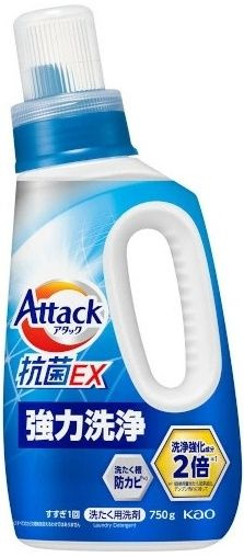 KAO Жидкое средство ATTACK Multi-Action Antibacterial EX, гель для стирки антибактериальный ...