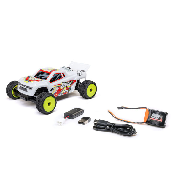 LOSI Micro T 1/28 2S RC внедорожный мини-грузовик с электродвигателем, задним приводом ...