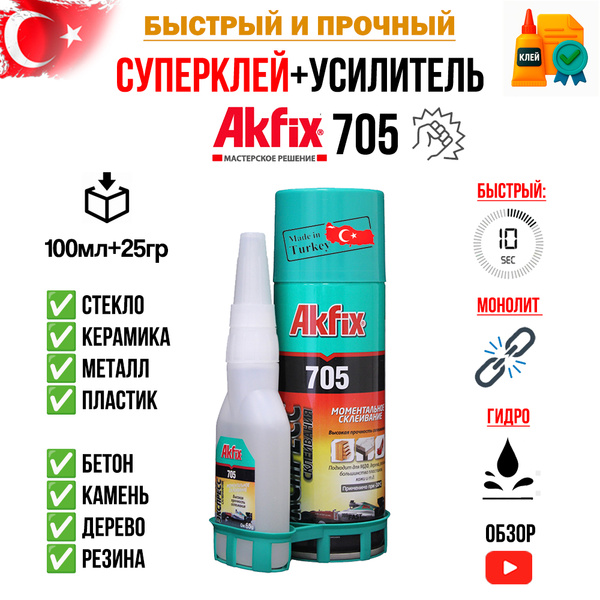 Akfix Клей хозяйственный 25 мл 100 г, 1 шт. купить на OZON по низкой цене (2103795144)