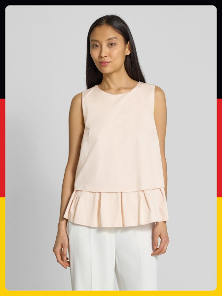 Топ Женский Marc Cain бежевый размер 48 Повседневный Не указана купить C доставкой на Ozon по