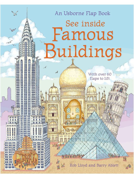 An Usborne Flap Book See Inside Famous Buildings детская книга на ...