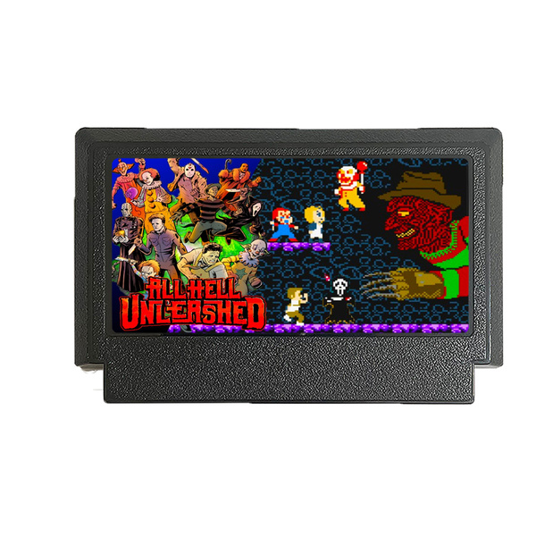 All Hell Unleashed - Игра 8-битный картридж Famicom - игровой картридж NES (8 bit, Английская ...