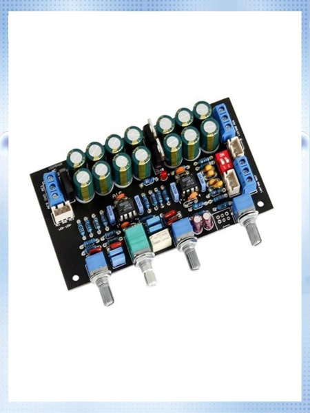 Мультифункциональный Предусилитель Pre-Amplifier Tone Board Preamp Volume Control DIY Speaker ...