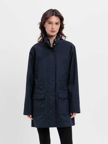 Плащ Женский EA7 синий, размер 46, 48 Полиамид Китай На любой сезон купить c доставкой на OZON ...