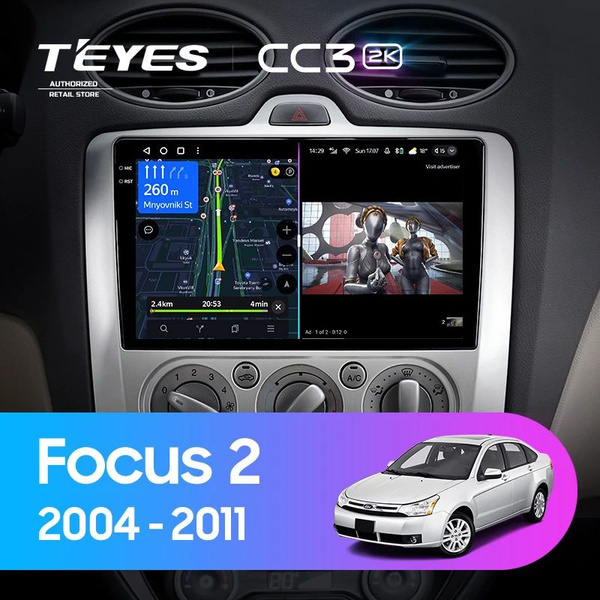 Штатная магнитола Teyes CC3 2K 360 6/128 Ford Focus 2 Mk 2 (2004-2011) F1 купить на OZON по ...