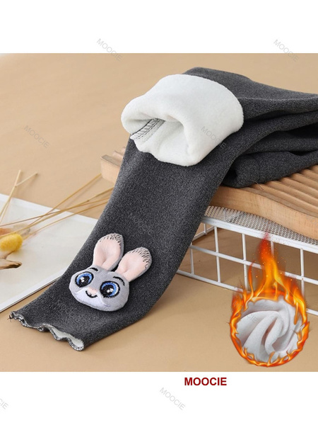 Легинсы для малышей Девочки MOOCIE, размер 80 серый лист Фланель Средняя Китай купить c ...