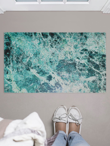 Коврик придверный JoyArty мрамор, плита, гранит, камень, прожилки, монументальность, 75х купить ...