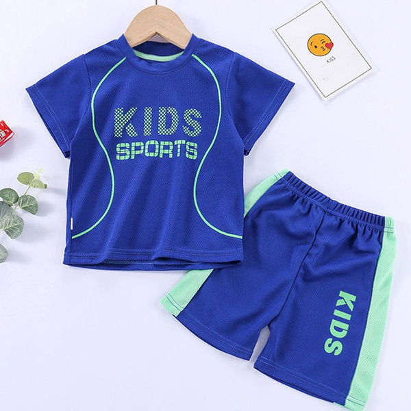 Твинсет Девочки, Мальчики BCATON бриллиантово-синий Политекс, размер 140 облегающий Короткий ...