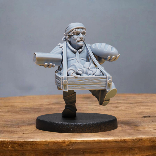 Полурослик Полурослик Деревенский Пекарь ( Halfling Villager Baker ) v2 ...