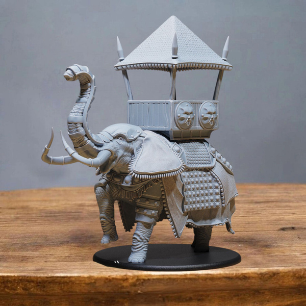 Характеристики Слон ( Safari Elephant ) v3 миниатюра для настольных игр ...