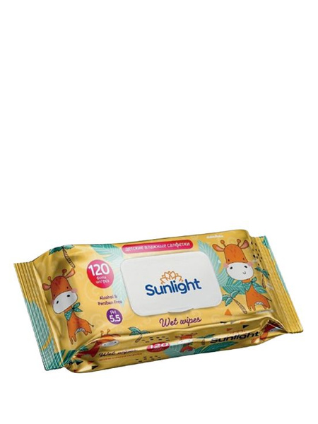 Салфетки влажные SUNLIGHT Baby Eco Жирафик купить на OZON по низкой ...