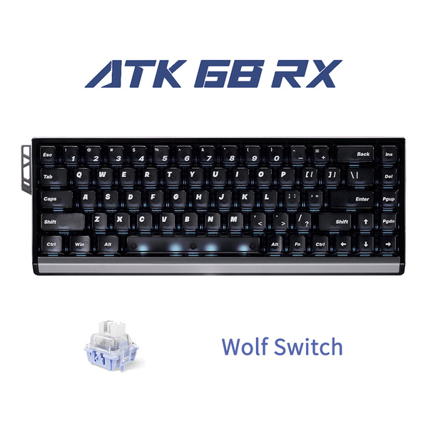 Характеристики VXE Игровая клавиатура проводная ATK 68 RX Wolf Switch ...