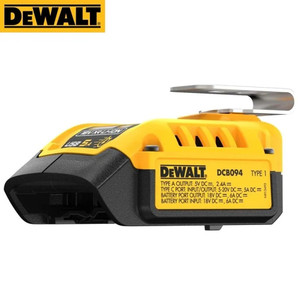 DEWALT DCB094 Многофункциональный адаптер 20 В/60 В FLEXVOLT 5 AMP ...