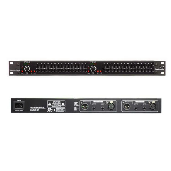 dbx 215 - двухканальный ,15-ти полосный графический эквалайзер, 1/3 октавный купить на OZON по ...