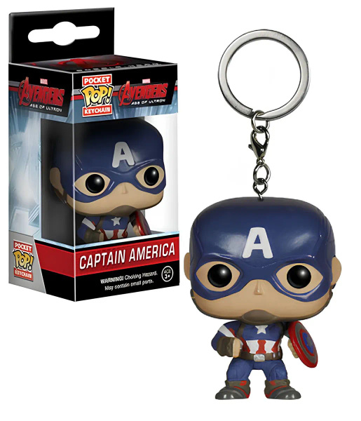 Брелок Марвел Супергерои Капитан Америка / Marvel Avengers Captain ...