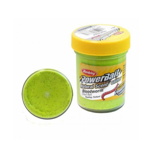 Паста форелевая Berkley Natural Scent Bloodworm Chartreuse - купить по ...