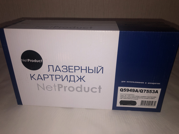 Картридж лазерный NetProduct Q5949A/Q7553A для HP LaserJet 1160/1320 ...