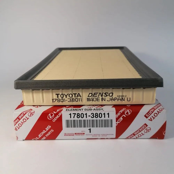 Фильтр воздушный Toyota 17801-38011 - купить по выгодным ценам в ...